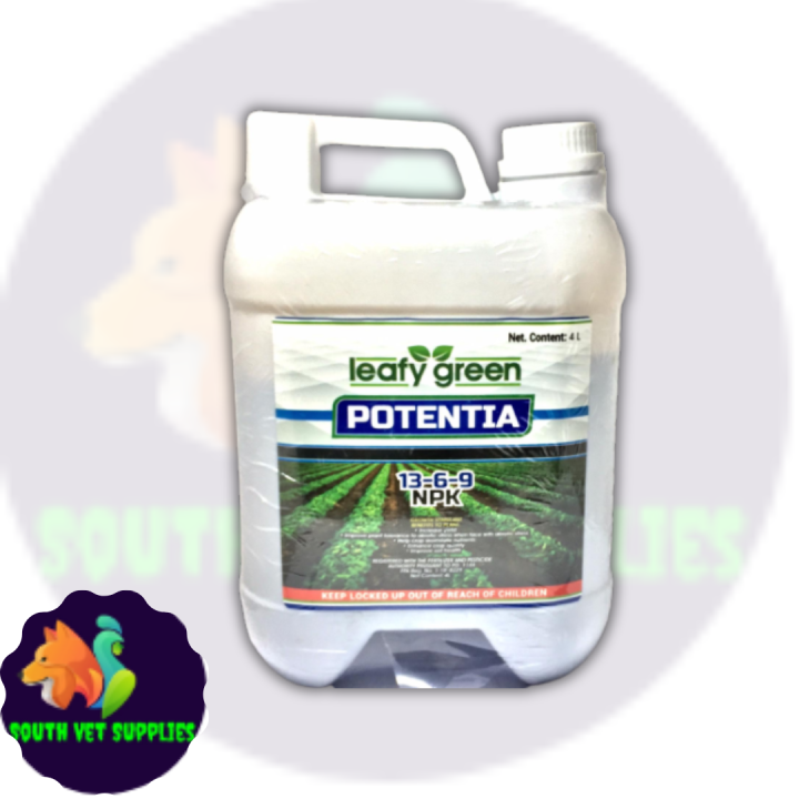 [SOUTH VET] 1pc Potentia 13-6-9 NPK / Foliar 4 liter Plant Booster ...