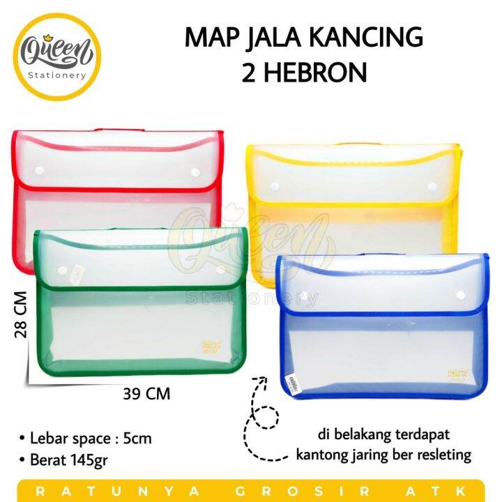 MAP JALA KANCING 2 HEBRON TAS DOKUMEN FILE FOLDER ORGANIZER | Lazada ...