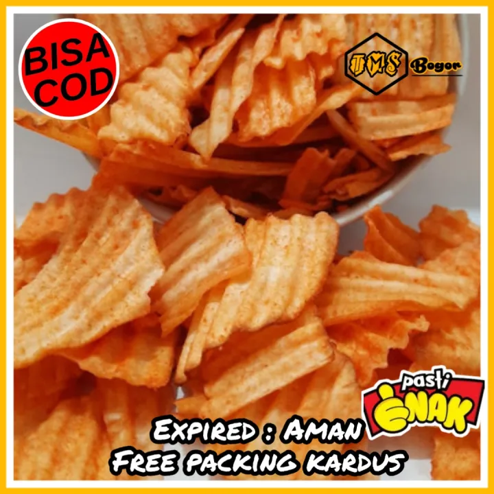 Keripik Singkong Chuba Rasa Balado dan Keju 250 gram snack jajanan ...