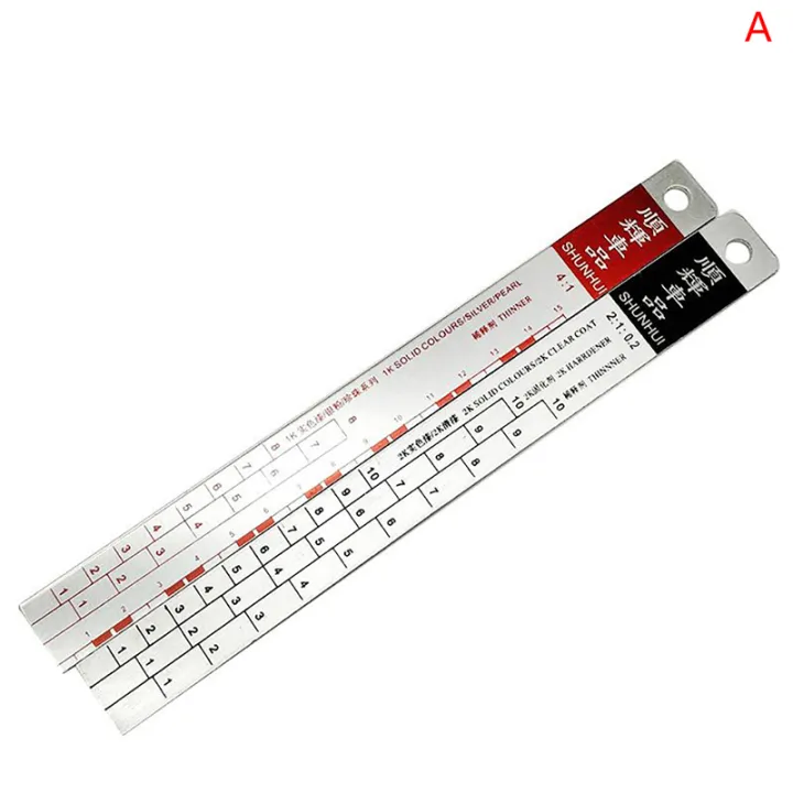 Mixing Tool Standard Car Paint Ruler Suitable for Cars Paint Ruler ...