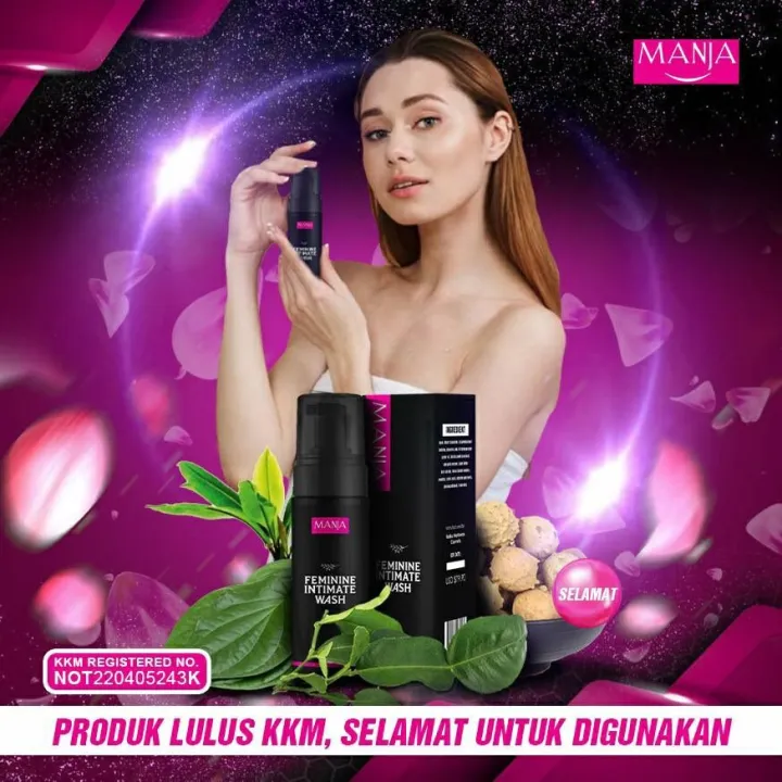 MANJA X FAMININE WASH 100% ORIGINAL VIRAL 2022 PENCUCI WANITA PERAPAT WANITA ORIGINAL MANJA X ...