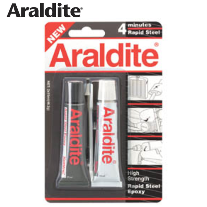 ARALDITE Steel Filled 4 Minute HIGH PERFORMANCE EPOXY ADHESIVE GLUE BLUE 2x15ml | Lazada