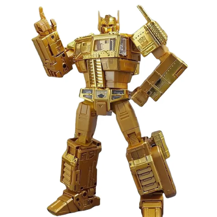 Transformers Golden Lagoon MP10G Gold Optimus Prime Figure Robot Toy ...