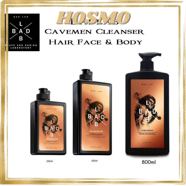 Bad Lab 3-In-1 Hair, Face, Body Cleaner shampoo | Lazada