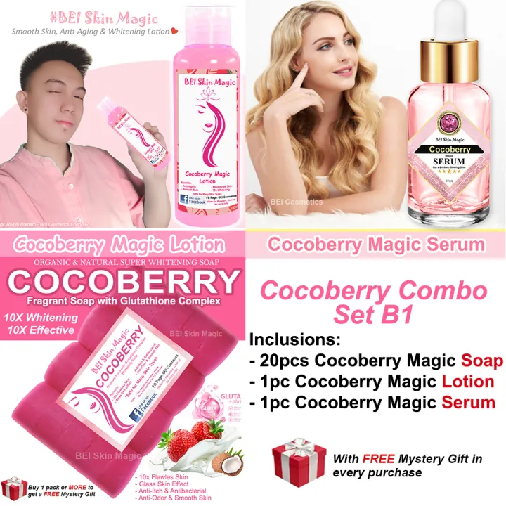 BEI Cocoberry Combo Rejuvenating Set B1 - 10x Whitening Cocoberry Round ...