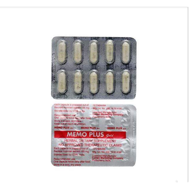 MEMO PLUS Gold Dietary Supplement Capsule (Sold per capsule) | Lazada PH
