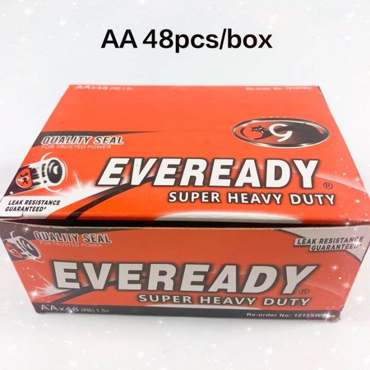 EVEREADY super heavy duty (Battery) AA x 48 AAA x 40 | Lazada PH