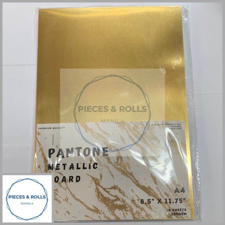 【COD】 Pantone Metallic Board Only one color per pack 10 sheetspack A4 ...