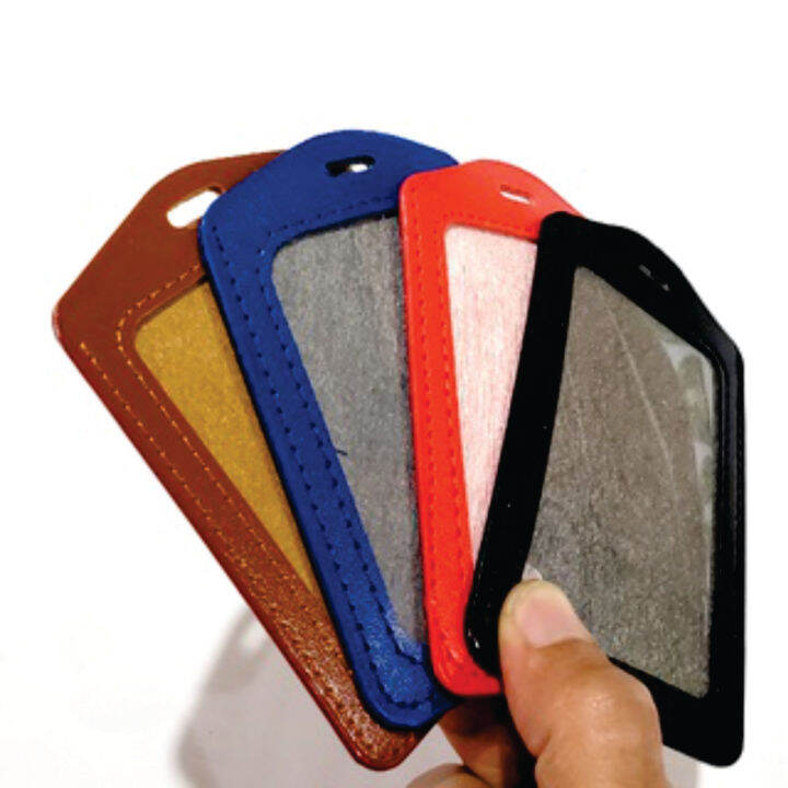 casing frame idcard kulit idcard imitasi wadah id card tempat id card ...