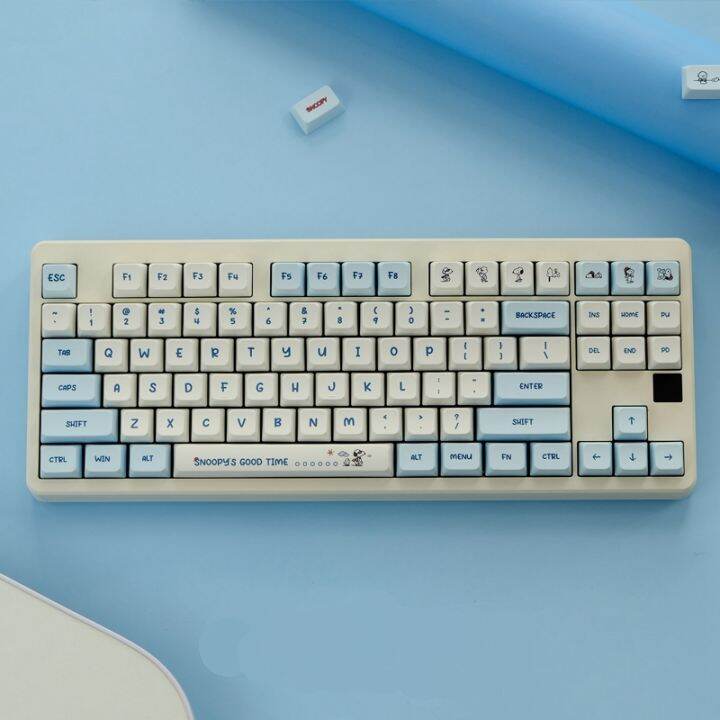 【Keycap Only】Snoopy Keycap 133 Keys MDA Profile PBT Sublimation Keycaps ...