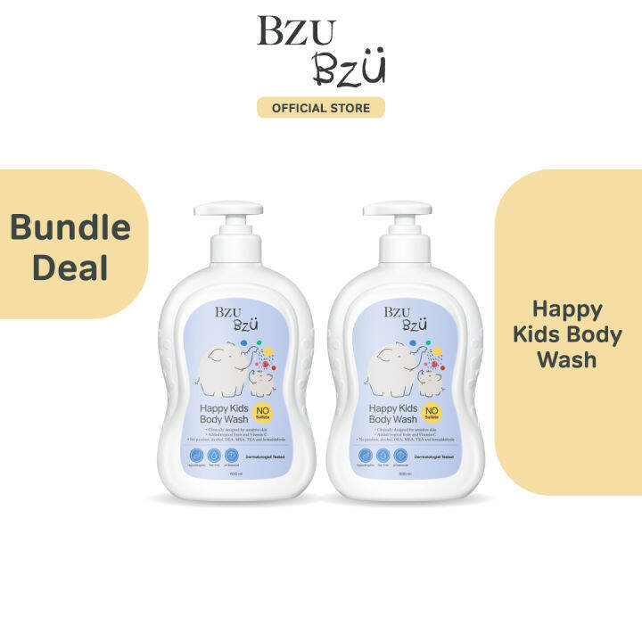 BZU BZU Happy Kids Body Wash Bundle Deal (600ml) | Lazada