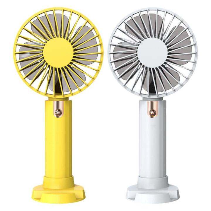 Personal Fan Handheld 3 Speeds Rechargeable Portable Desk Cooling Fan ...