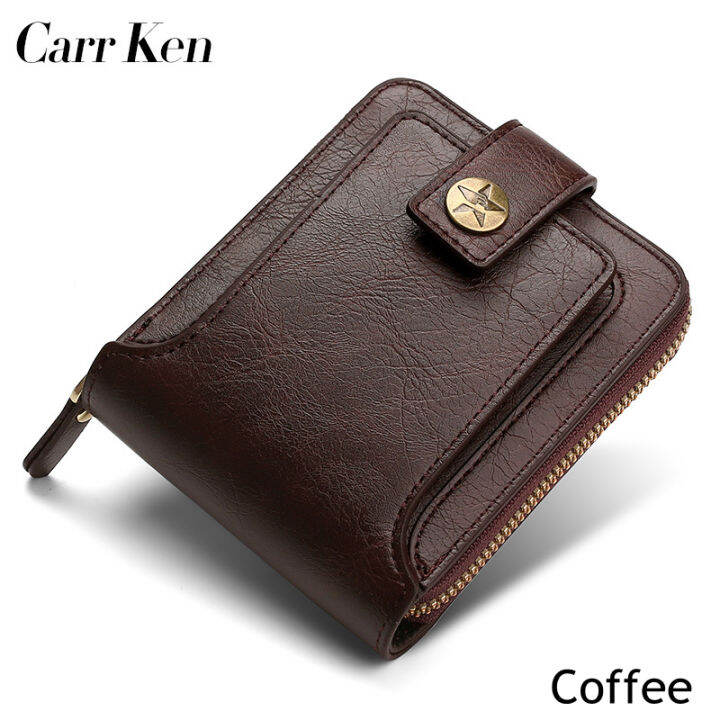 CarrKen 2022 new's Brand men's Wallet Genuine Leather Purse Male Rfid ...