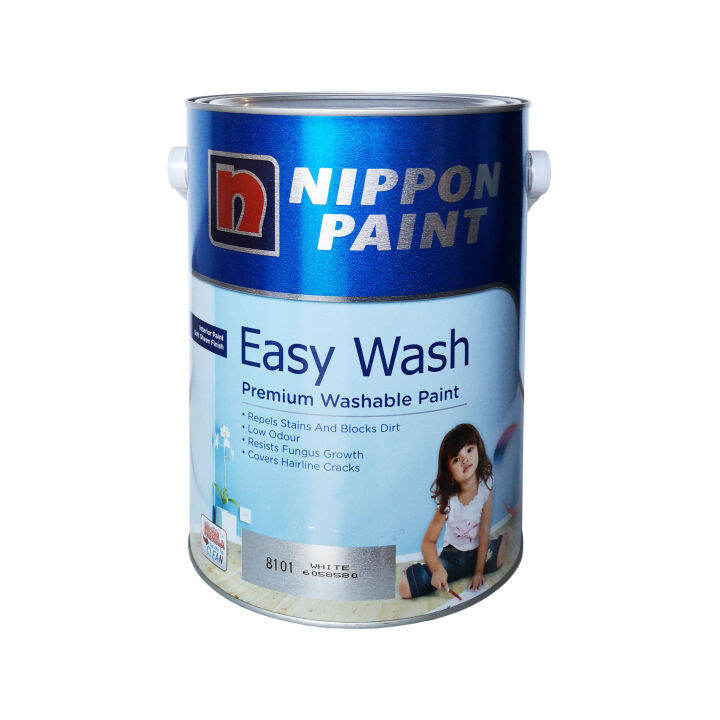 Nippon Paint Easy Wash EasyWash 1L / 5L | Lazada Singapore