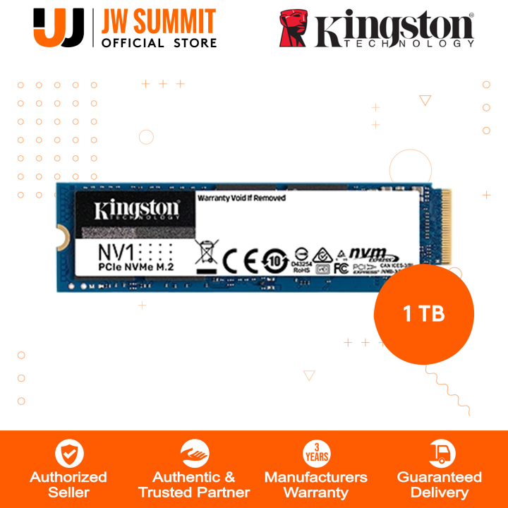 Kingston NV1 1TB NVMe PCIe Internal SSD Solid State Drive (SNVS/1000G ...