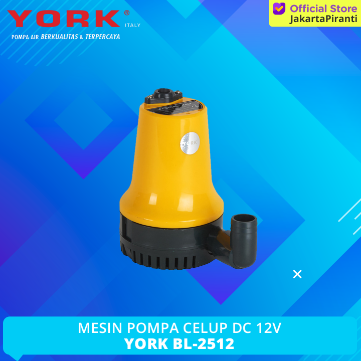 Mesin Pompa Air Celup Submersible Pump DC York YRK-2512 / BL-2512 ...