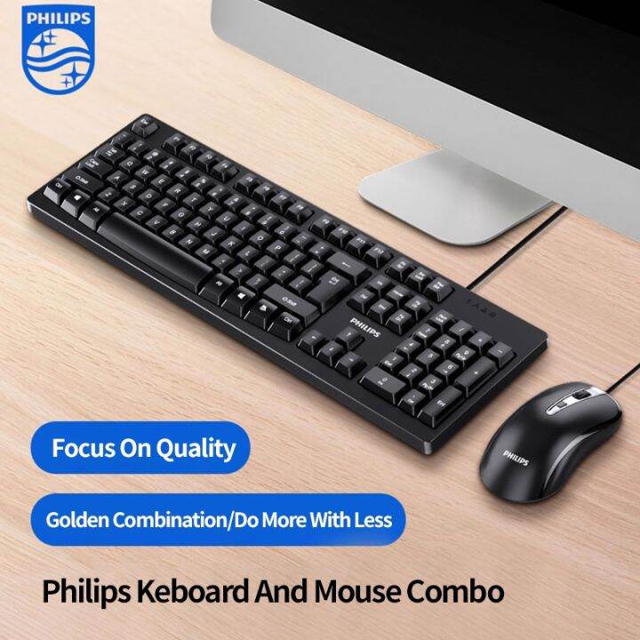 wired keyboard for laptop Philips C214 Classic Desktop Wired USB ...