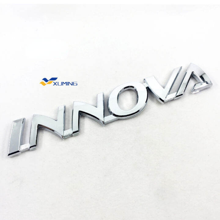 1 x ABS Chrome INNOVA Letter Logo Car Auto Rear Emblem Badge Sticker ...