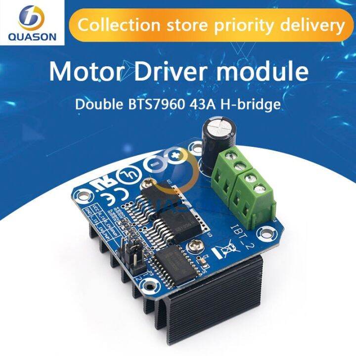 Arduino Motor Controller 5PCS BTS7960 DC Stepper Motor Driver Module ...