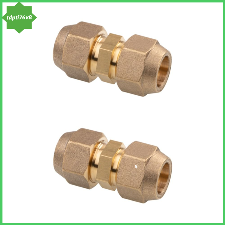 TDPTI76V8 2 Pcs 1/4" Copper Pipe Quick Connector Solder-free Lengthen ...