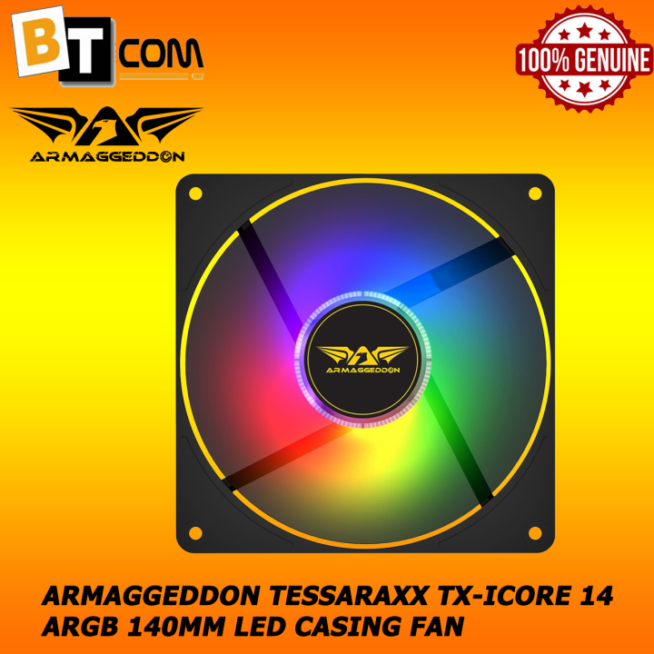 ARMAGGEDDON TESSARAXX TX-ICORE 14 ARGB 140MM LED CASING FAN | Lazada