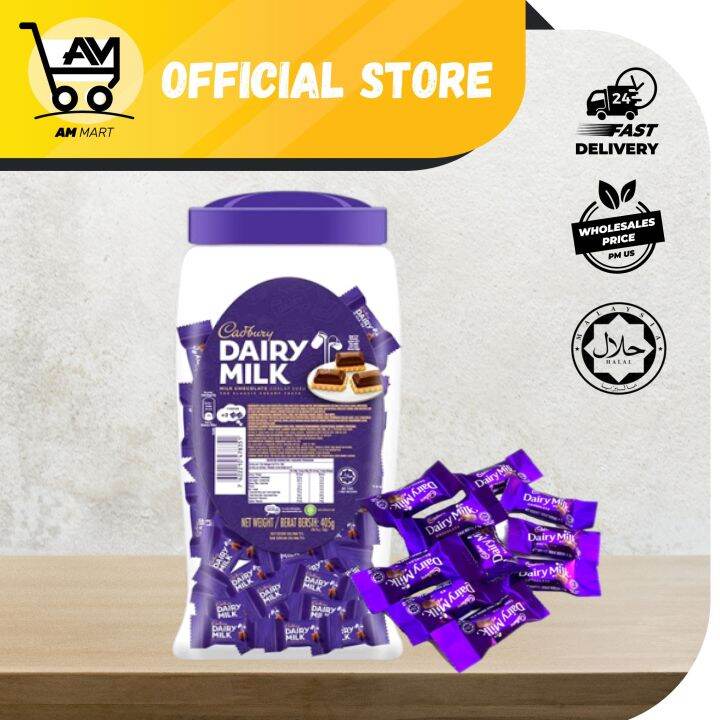 🌙RAYA SALE Cadbury Dairy Milk Neap Jar #405g (HALAL) | Lazada