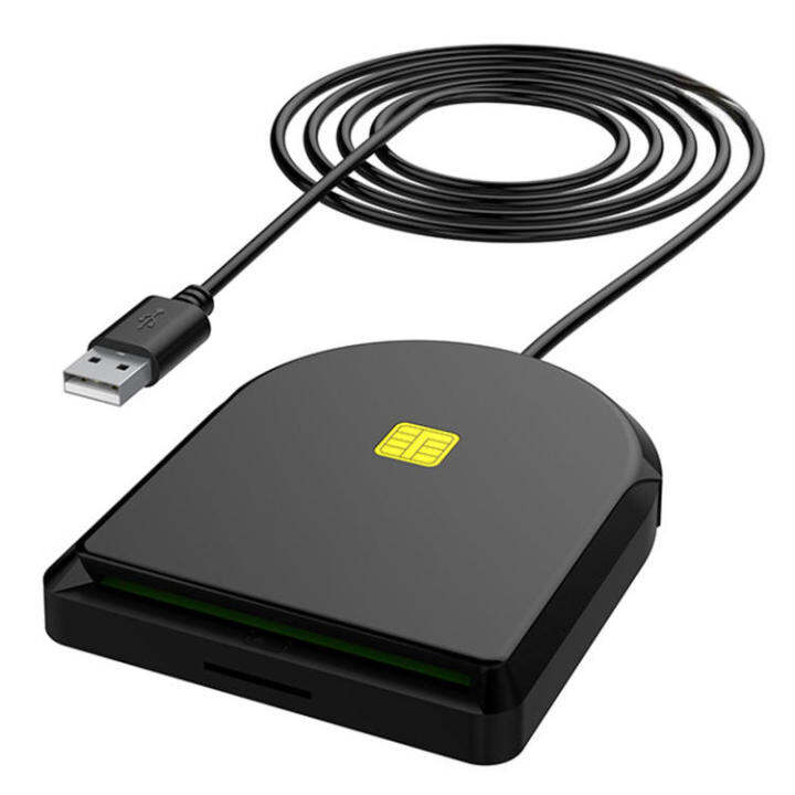 Memory Card Reader DOD USB 2.0 Common Access CAC Smart Card Reader USB ...