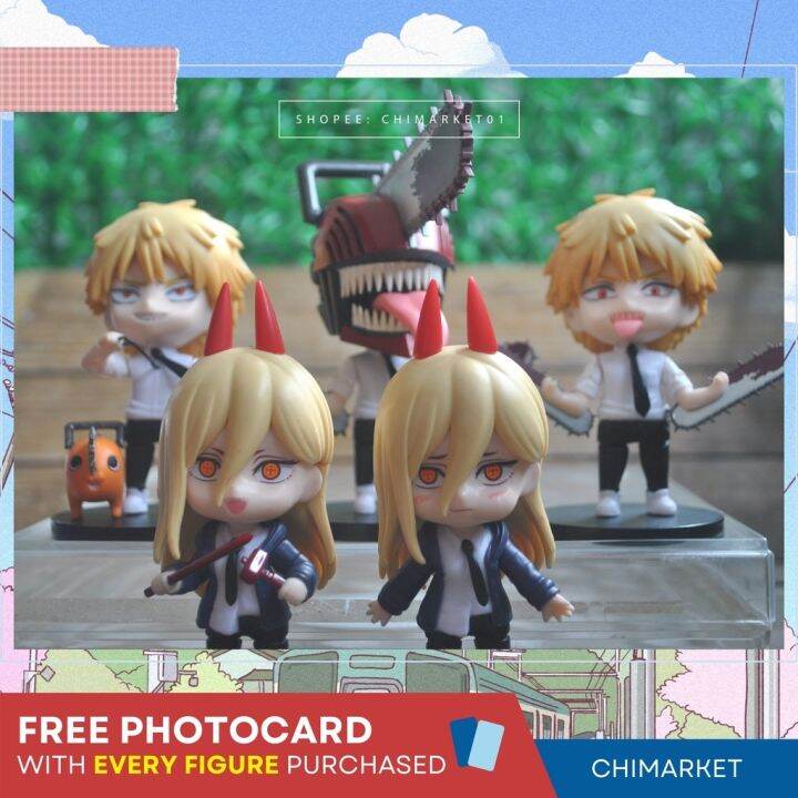 Anime chainsaw man figure denji figure power | Lazada PH