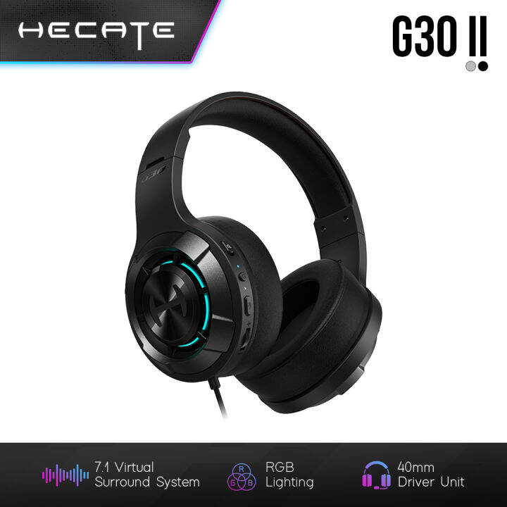 Hecate Gaming Headset HECATE G30 II Wired Headphones RGB Lighting 7.1 ...