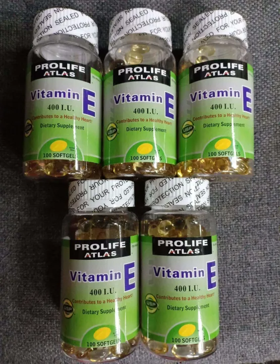 (PROLIFE) Atlas Vitamin E 400IU Set Of 5's | Lazada PH