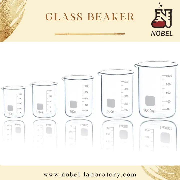 Ready Stock Glass Beaker/ Bikar Kaca/ Lab Beaker Borosilicate Glass 150 ...