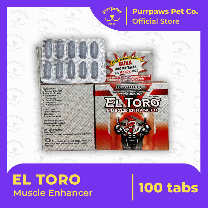 EL TORO Battlecock Muscle Enhancer (100 tablets) | Lazada PH