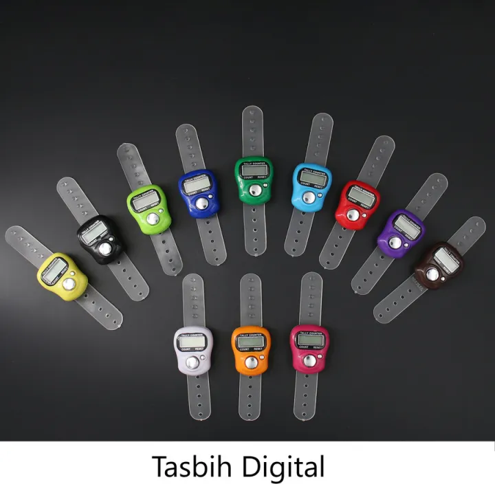 TASBIH DIGITAL LED , TALLY COUNTER , ALAT ZIKIR HITUNG JARI BUNYI ...