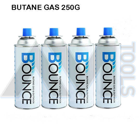 Butane Gas 250g Nozzle Type CRV Cartridge 4pcs per pack BOUNCE | Lazada PH