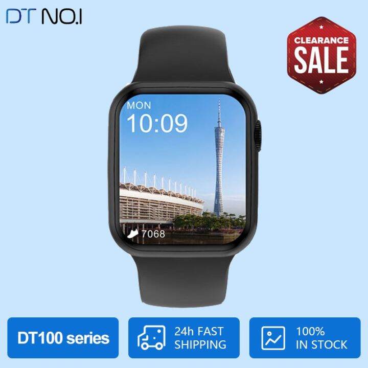 DTNO.1 DT100 Pro MAX Smart Watch GPS Track ECG PPG Bluetooth Call Wireless Charging Pas DT100 ...