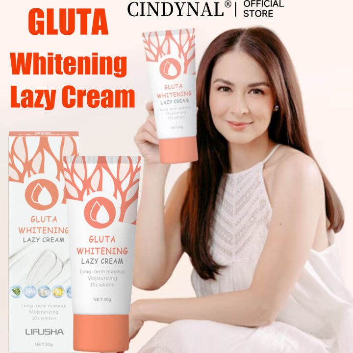 CINDYNAL Lazy Cream Glutathione Whitening Cream Facial Cream BB Cream ...