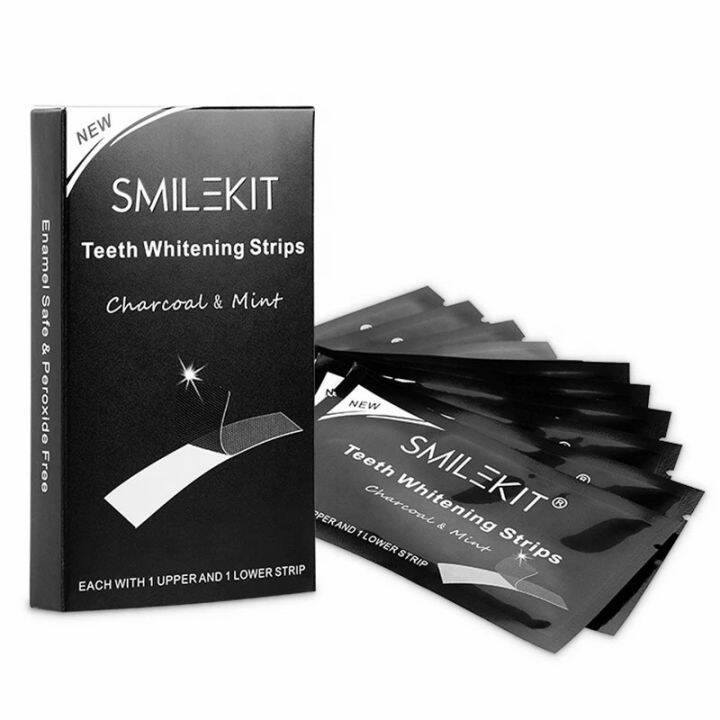 Smile kits Crest whitening strips tooth whitener ORAL-B paper tooth ...
