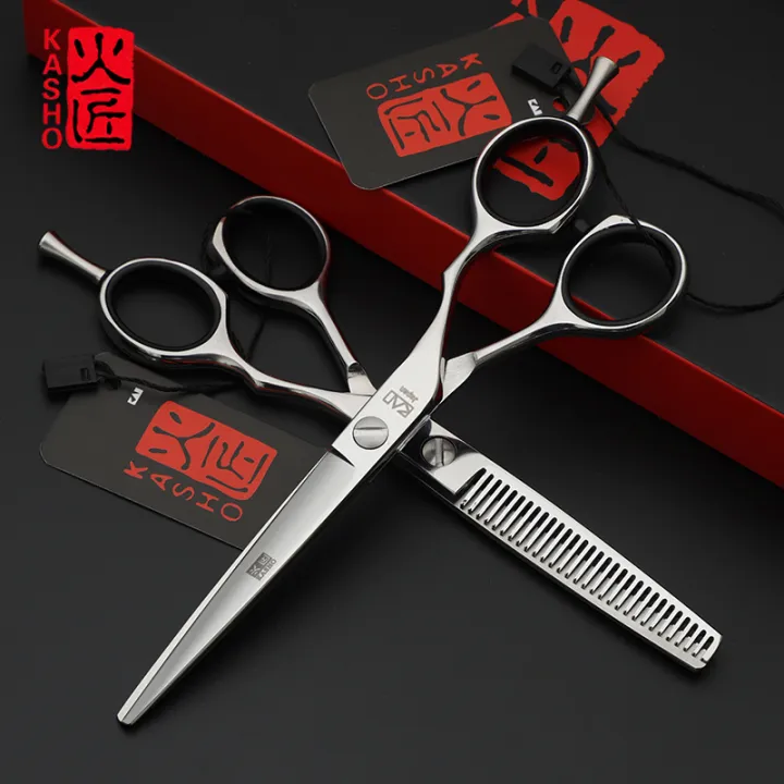 Firesmith 5.5กรรไกรตัดผม Hairstylist พิเศษกรรไกรแบบแบนกรรไกรช่างทำผมชาว ...