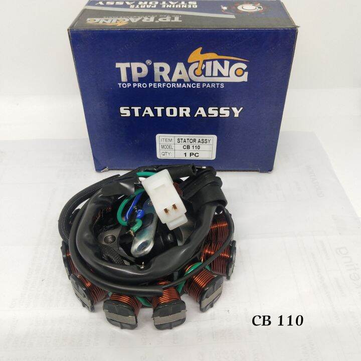 HONDA CB110 MAGNETO STATOR COIL ASSEMBLY TP RACING BRAND | Lazada PH