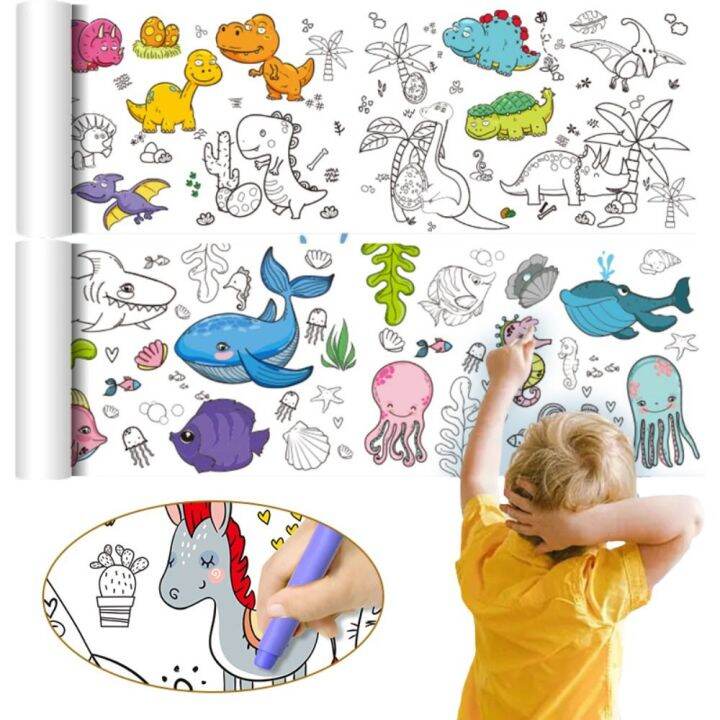 DXZHDK Kids Gift Children Drawing Game Drawing Toys Diy Sticky Color ...