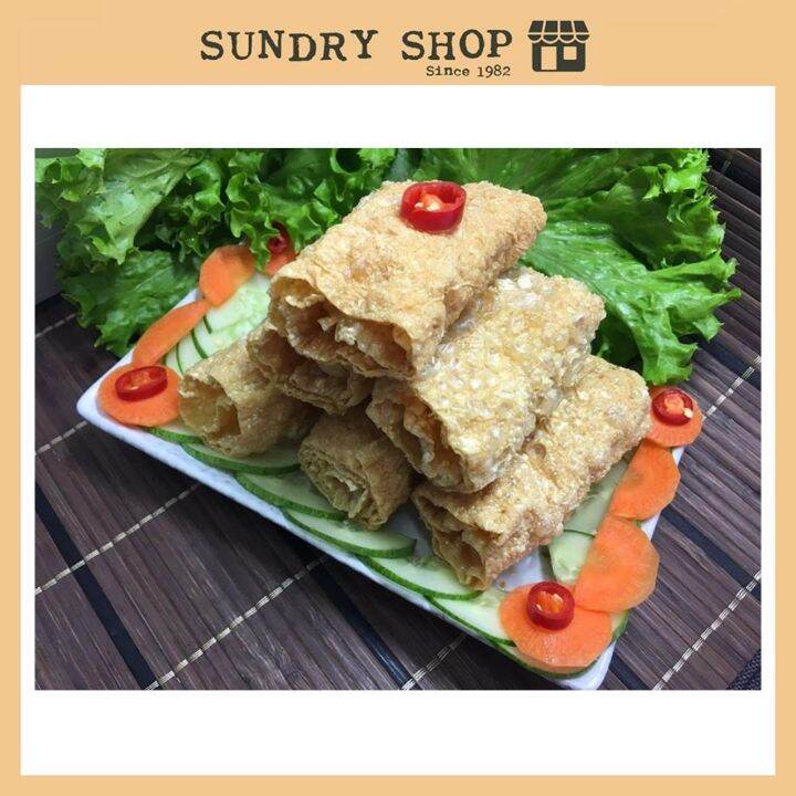 IPOH CRISPY BEANCURD SKIN ROLL SOYA FUZHUK ROLL 怡保腐竹卷豆香脆卷 新鲜美味炸脆腐竹筒 [HOME MADE] BETTER TASTE ...