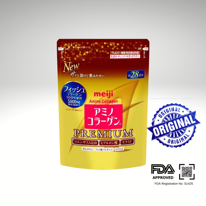 MEIJI AMINO COLLAGEN PREMIUM GOLD 28-DAYS SUPPLY (196g) | Lazada PH
