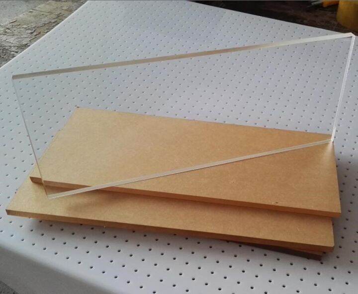 mika acrylic lembaran bening 2mm 50x50cm | Lazada Indonesia