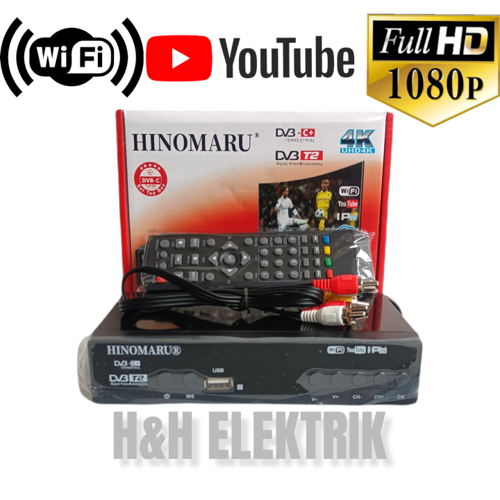 Set Top Box DVB T2 / STB Set Top Box Hinomaru | Lazada Indonesia