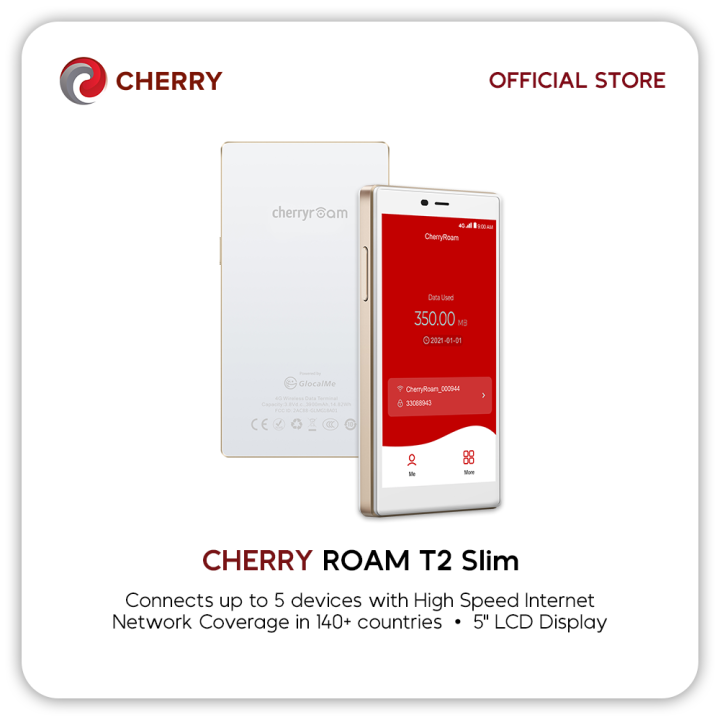 CHERRY ROAM T2 Slim (Travel Pocket Wi-Fi) | Lazada PH