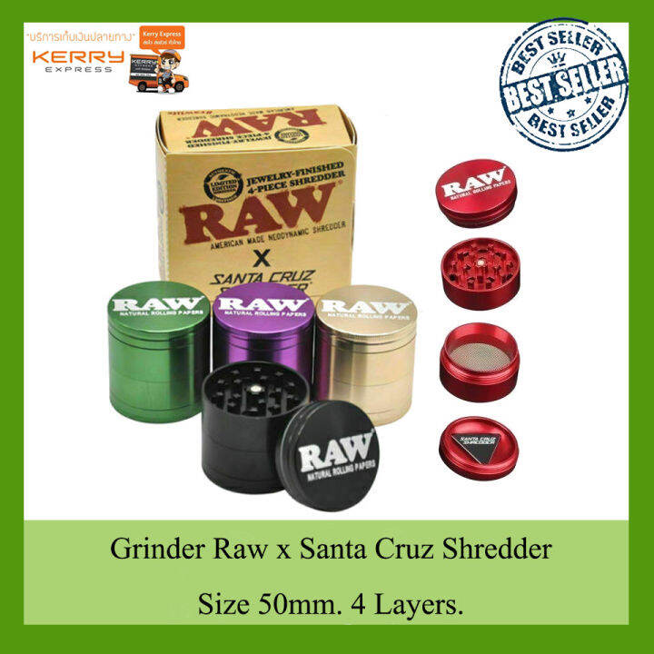 Raw grinder 4 layers Grinder Raw x Santa Cruz Shredder ที่บด เครื่องบด ...