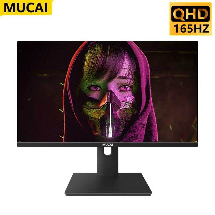 MUCAI 24 Inch Monitor 2K165hz PC IPS QHD 144Hz Desktop Gamer Computer ...