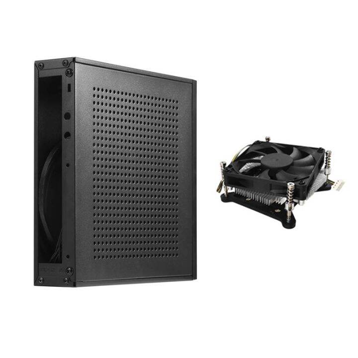 TX06 Desktop Mini ITX Case HTPC Chassis Mini Game Computer Chassis with Radiator for MINI-ITX ...