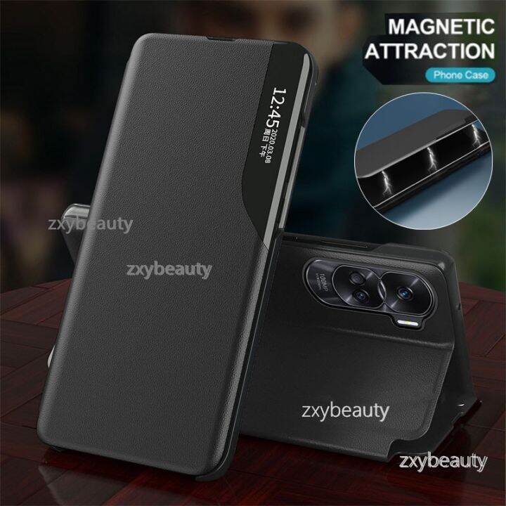 เคสสำหรับ Honor 90 Lite 5G 2023 Honor 90 90Pro เคสหลังมีที่ยึดฝามีขาตั้งเคสหนังพลิกโทรศัพท์ ...