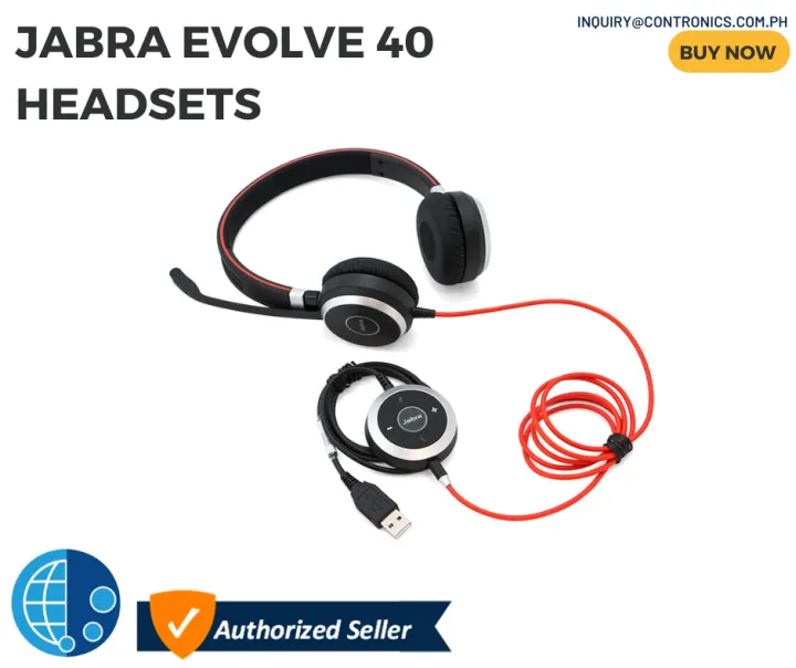 Jabra Evolve 40 Headsets | Lazada PH